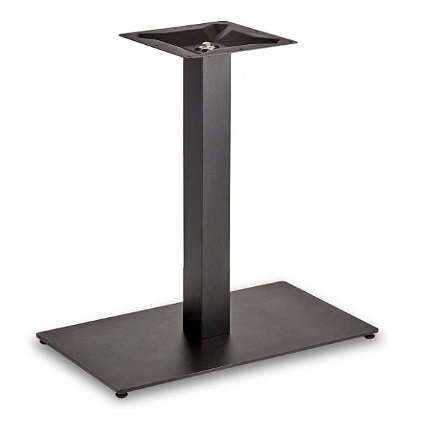 Alpha Rectangular Restaurant Dining Table Bases - Black