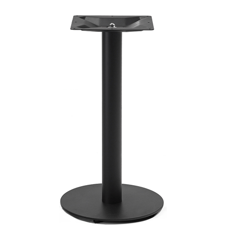 Alpha Flat Round Table Base - Black - Quest Furniture