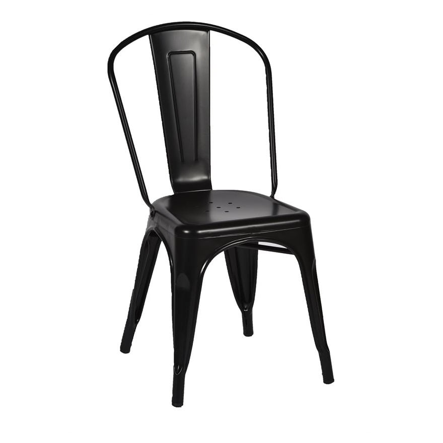 Bella Stacking Industrial Style Chair - Colour Options