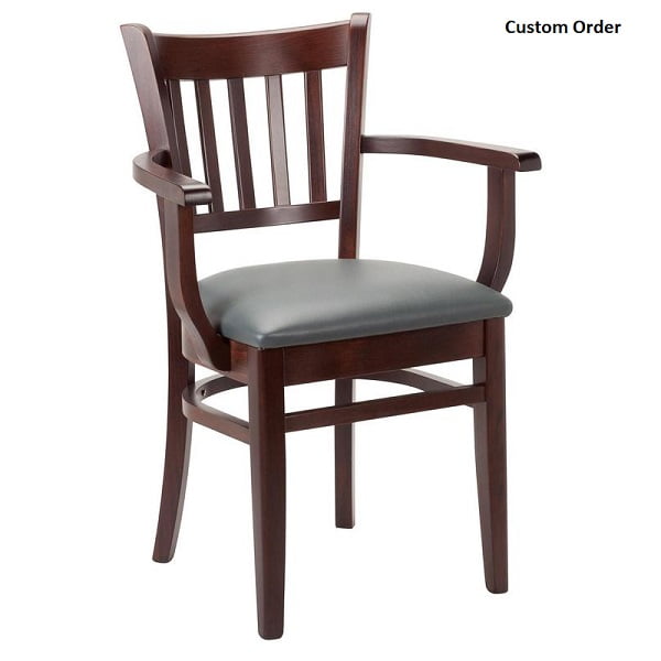 Vito Wooden Arm Chair - Custom Finshed
