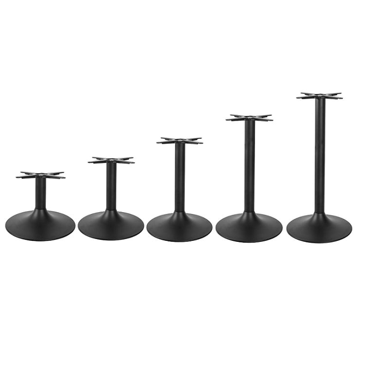 Trumpet Medium Restaurant Table Bases - Various Heights