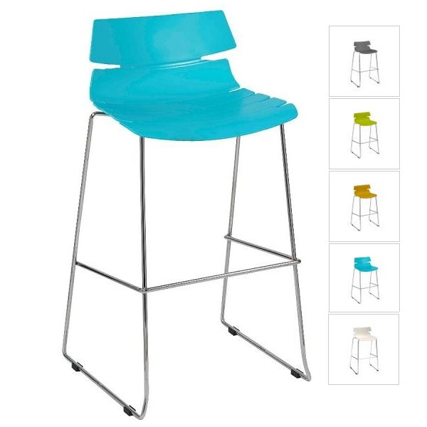 Hoxton Stackable High Stools - Colour Choices